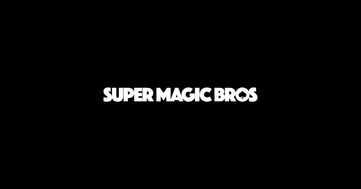 Super Magic Bros Logo - Super Magic Bros - Sticker | TeePublic