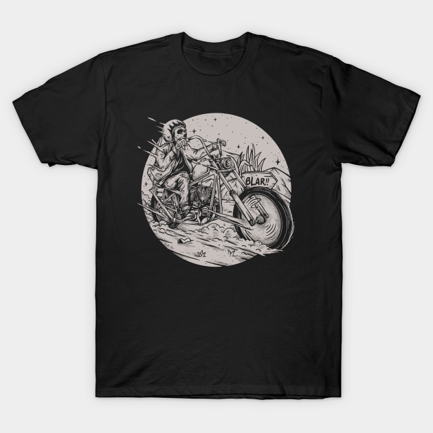 Skull Rider - Death Rider Chopper - Rider - T-Shirt | TeePublic