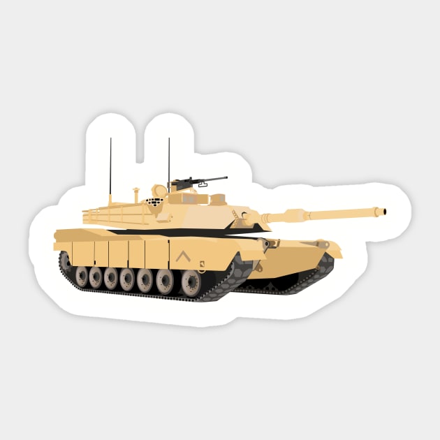 M1A1 / M1A2 Abrams Tank - Abrams - Sticker | TeePublic