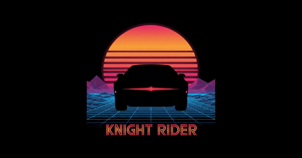 Knight Rider 80's - Knight Rider - Sticker | TeePublic