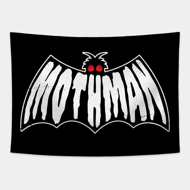 Mothman Wings Logo - Cryptids - Tapestry | TeePublic