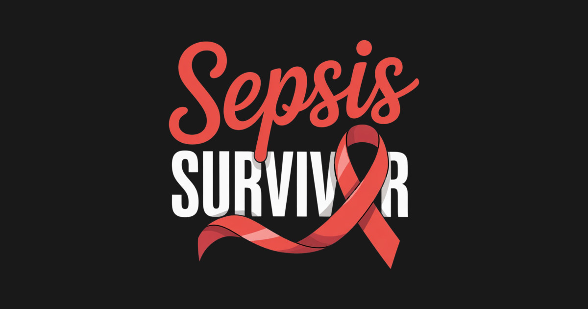 Sepsis Awareness - Red Ribbon - Sepsis Survivor - Sepsis Awareness - T ...