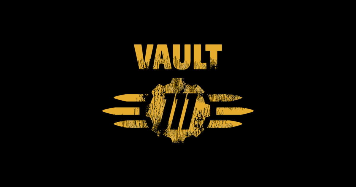 Worn Vault 111 Logo - Worn Vault 111 Logo - Sticker | TeePublic