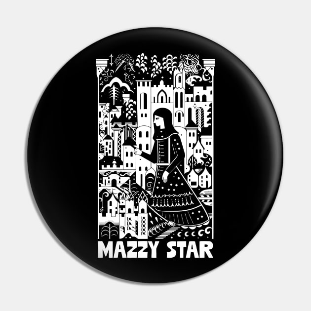 Mazzy Star Original Aesthetic Design Mazzy Star Pin Teepublic