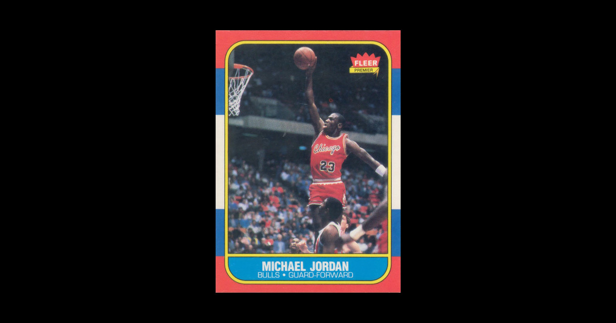 Michael Jordan '86 Rookie Card - Michael Jordan - Posters and Art ...