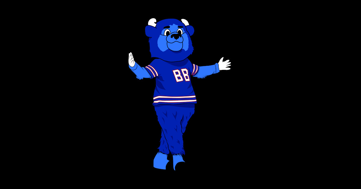 Billy Buffalo Mascot Cartoon - Billy Buffalo - Sticker | TeePublic