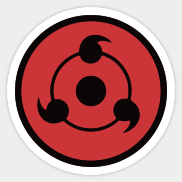 Uchiha's Eye Sharingan - Sharingan - Sticker | TeePublic