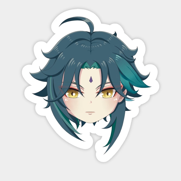Xiao from Genshin Impact - Xiao - Sticker | TeePublic