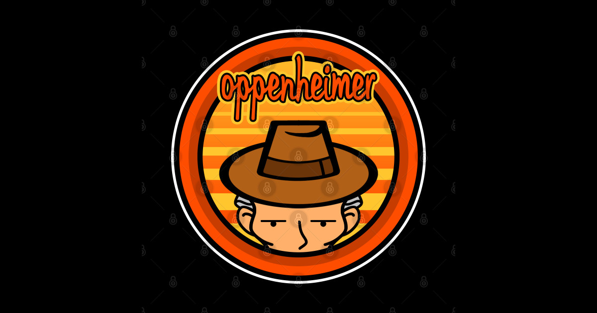 Oppenheimer - Pop Culture - Sticker | TeePublic