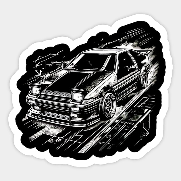 Toyota AE86 Drift - Ae86 - Sticker | TeePublic