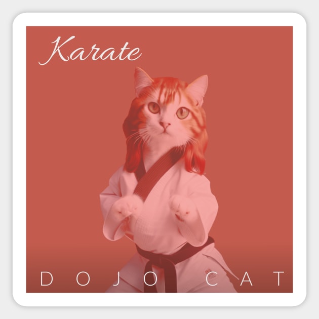 Dojo Cat: Rapper Parody - Cat - Sticker | TeePublic