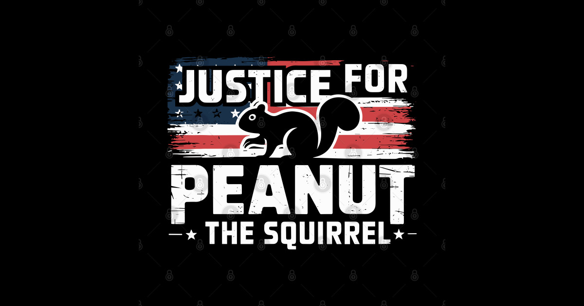 Justice For Peanut the Squirrel - Justice For Peanut - Sticker | TeePublic