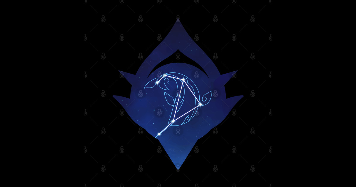 Childe Tartaglia Pendant Constellation - Genshin Impact - Sticker ...