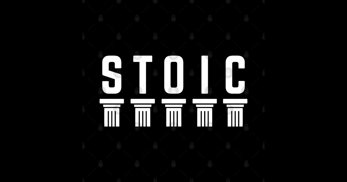 STOIC (LOGO) - Stoicism - Sticker | TeePublic
