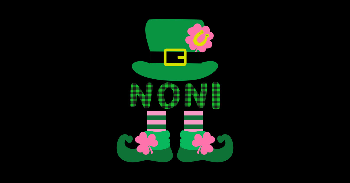 Cute Irish Shamrock Hat Noni Happy St. Patricks Day - Grandmother ...