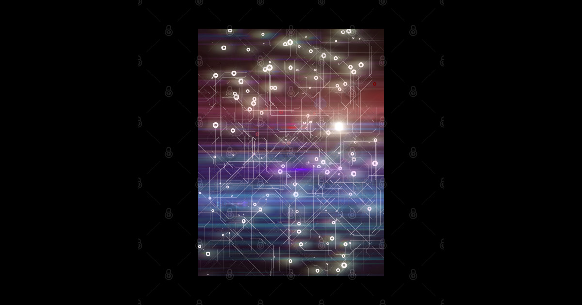 Abstract Metro Map - Metro - Sticker | TeePublic