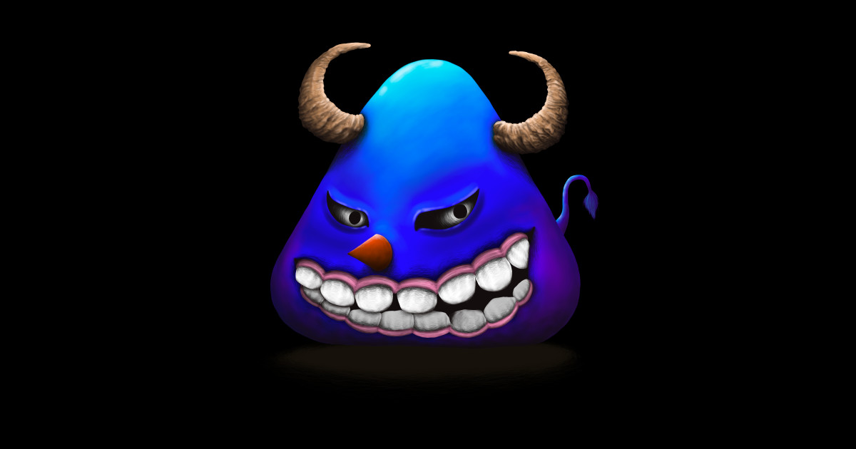 blue devil - Devils - Sticker | TeePublic