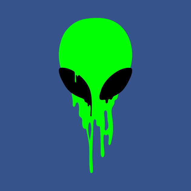 Melting Alien - Alien - T-Shirt | TeePublic