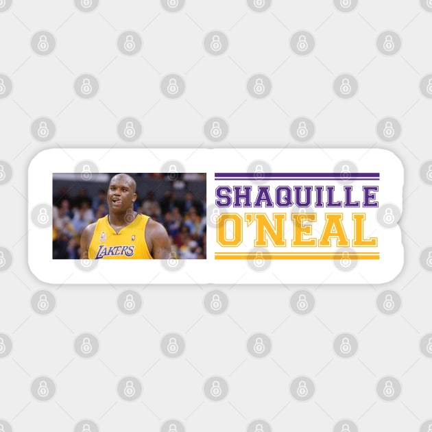 Shaquille O'neal - Basketball - Sticker | TeePublic