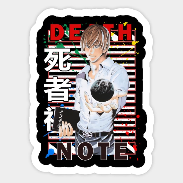 Light Yagami - Death Note - Light Yagami - Sticker | TeePublic