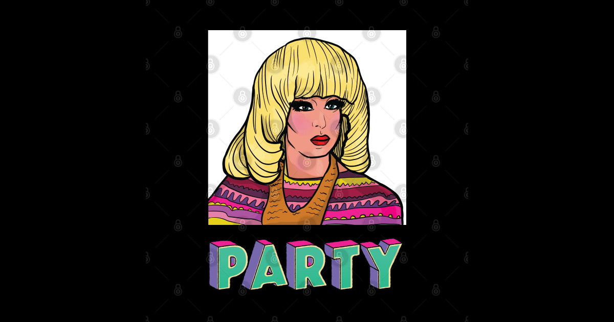 Katya Drag Party - Katya - Sticker | TeePublic