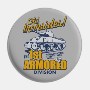 1st Armored Division Logo Pins and Buttons for Sale | TeePublic