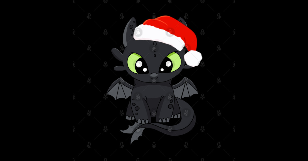 Christmas Toothless baby dragon, httyd night fury, how to train your ...