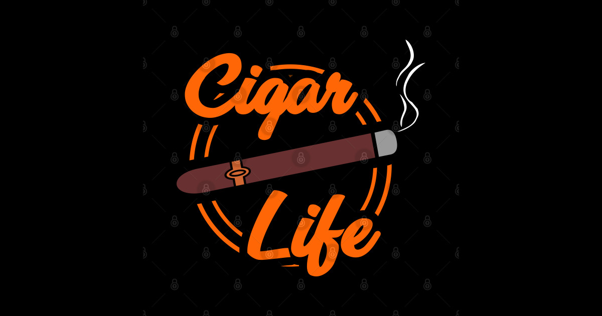 Cigar Life - Cigars And Whiskey - Sticker | TeePublic