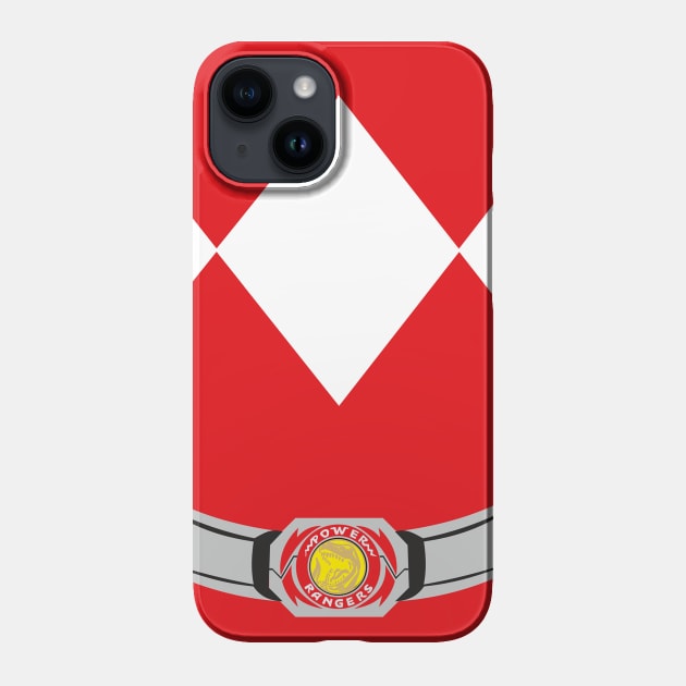 MMPR Red Ranger - Power Rangers - Phone Case | TeePublic