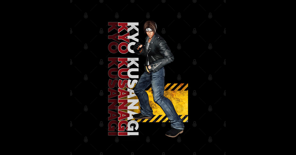 KOF KYO KUSANAGI - King Of Fighters - Sticker | TeePublic
