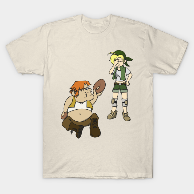 Fat Tarma and Eri - Metal Slug - T-Shirt | TeePublic