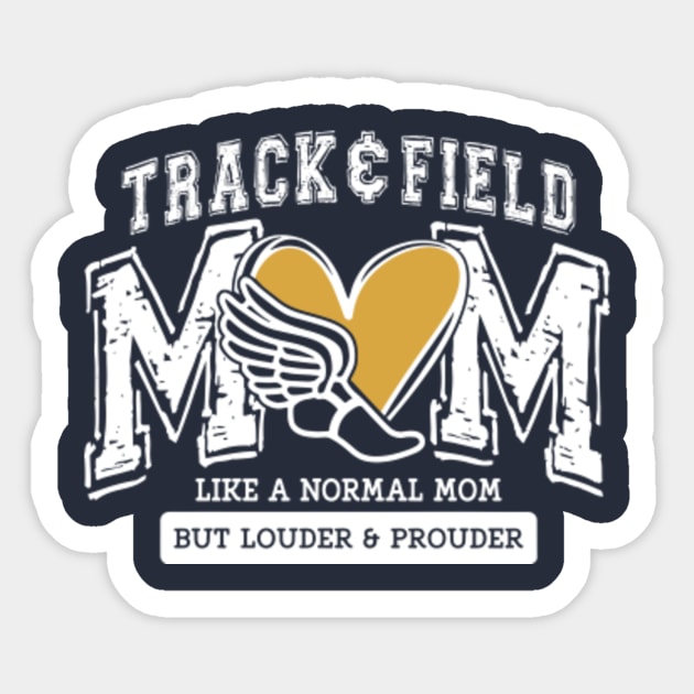 Track And Field Mom - Track And Field Mom - Sticker | TeePublic