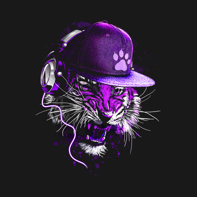 Dj Tiger - Music - T-Shirt | TeePublic