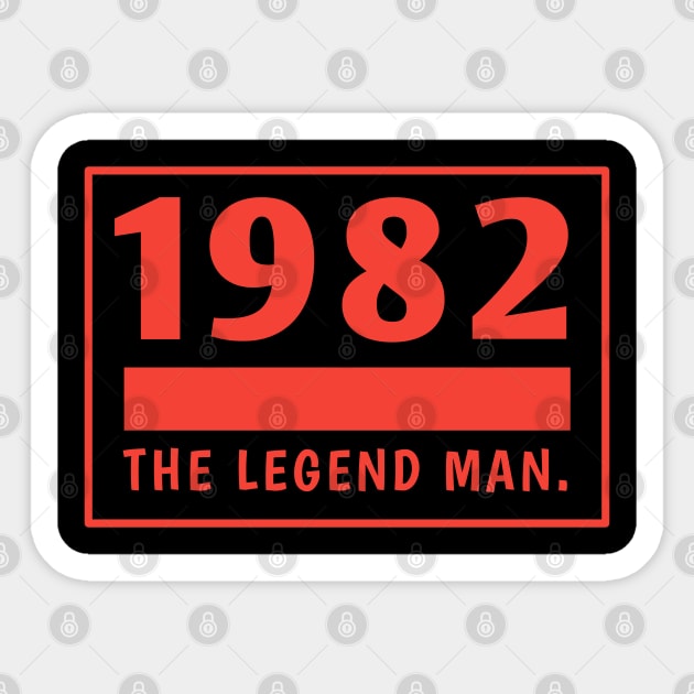 1982 birthday - 1982 Birthday - Sticker | TeePublic