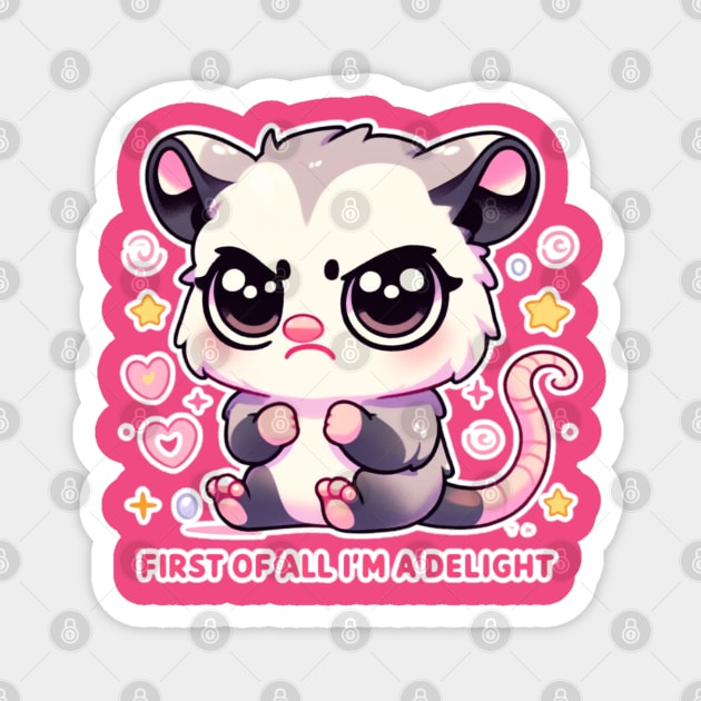 Kawaii Chibi Possum First Of All I'm A Delight - Kawaii Chibi Possum ...