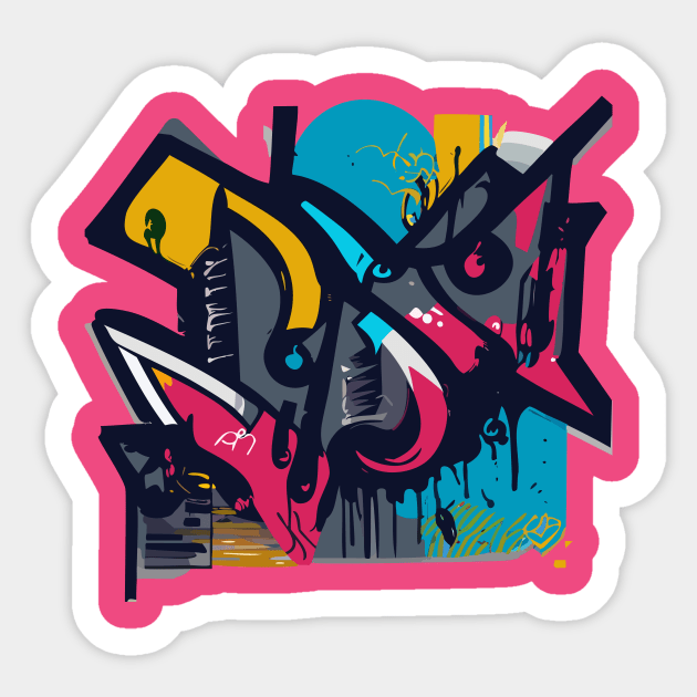 urban street art - Urban - Sticker | TeePublic