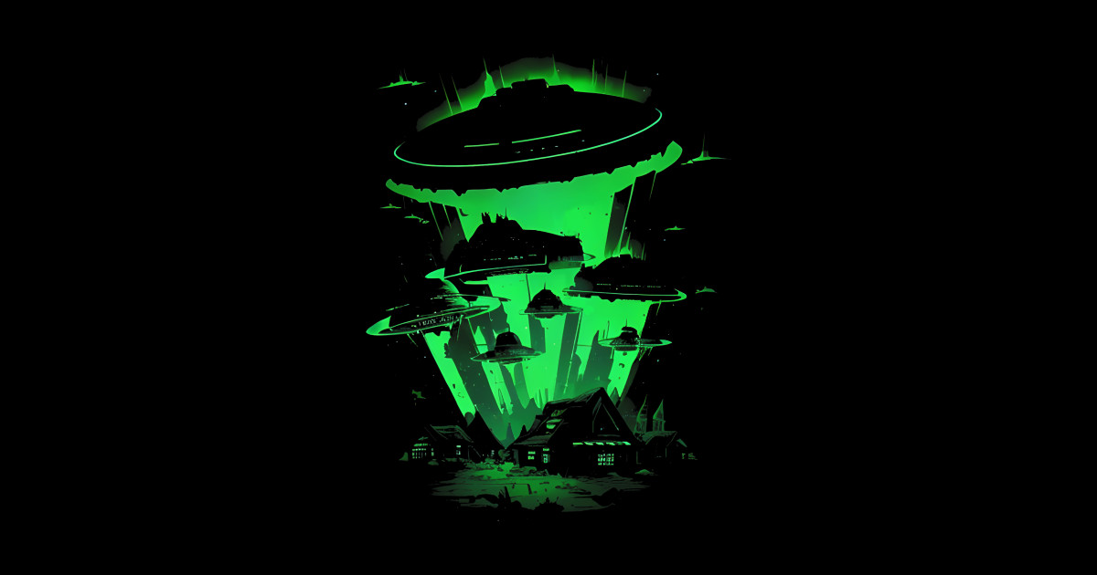 Alien Invasion! Massive UFO Attack - Invasion - Posters and Art Prints ...