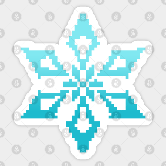 Cyro Elements Genshin Impact Pixel Art - Genshin - Sticker | TeePublic
