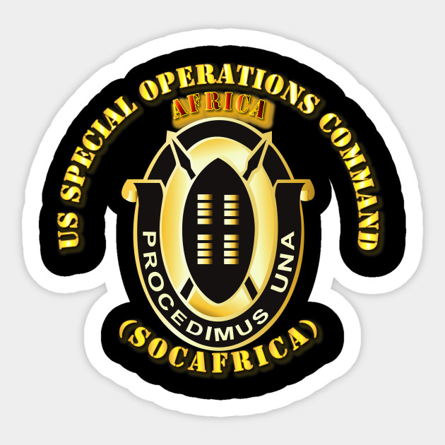 USSOC - Africa (SOCAFRICA) - DUI - Ussoc Africa Socafrica - Sticker ...