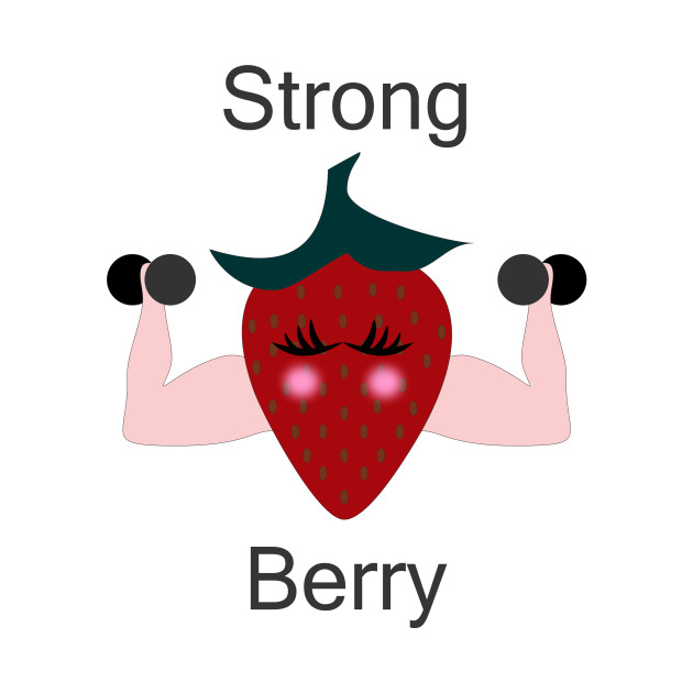 Strong Berry - Strong Berry - Crewneck Sweatshirt | TeePublic