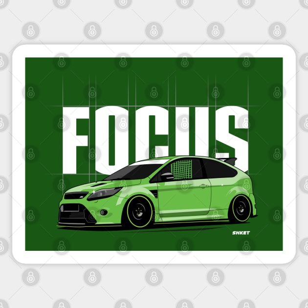 Focus RS stanced - Focus - Sticker | TeePublic