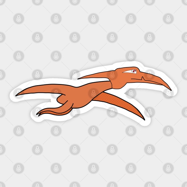 Flying in Prehistory - Pterodactyls - Sticker | TeePublic