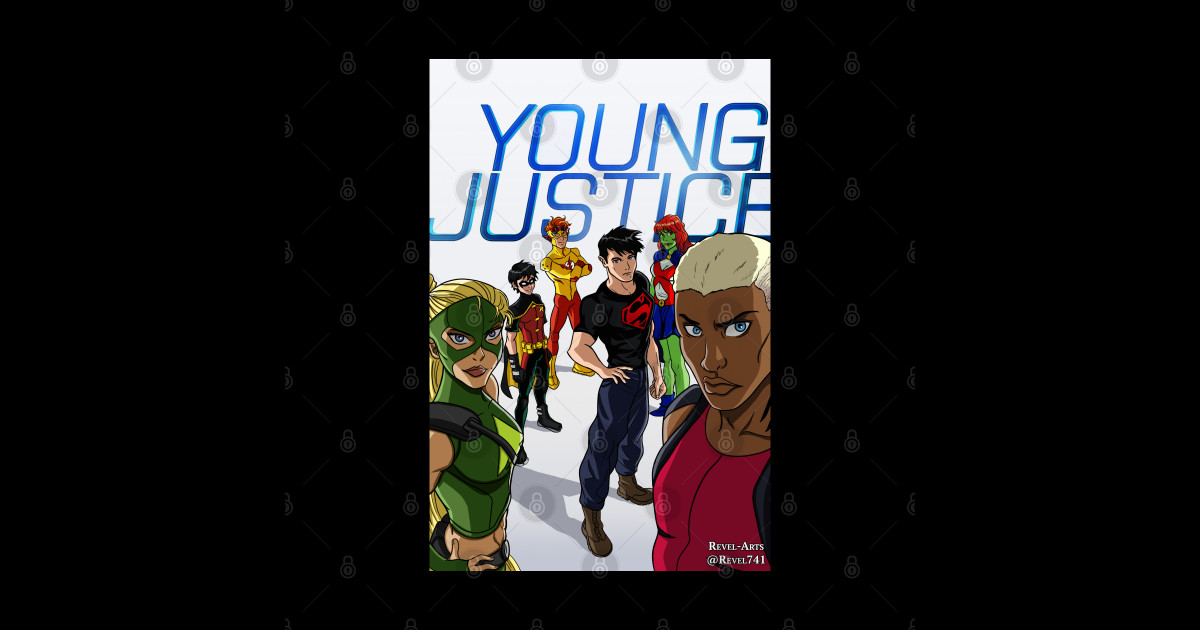 Young Justice The Team - Young Justice - Sticker | TeePublic