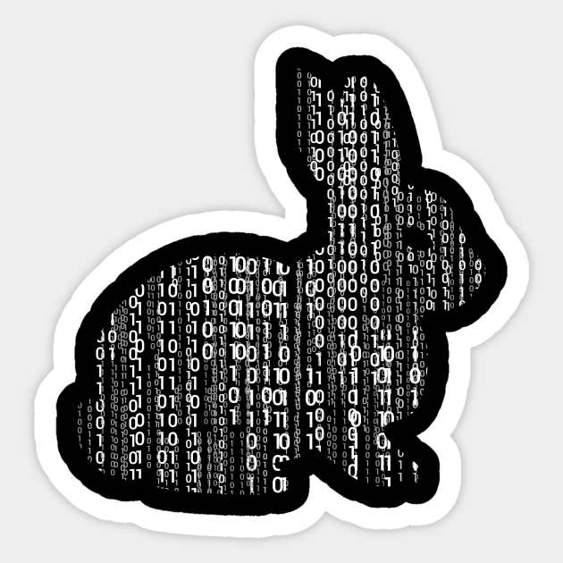 Follow The White Rabbit - The Matrix Movie - Sticker | TeePublic