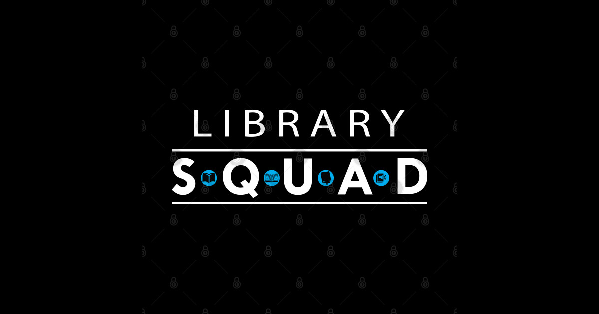 Library Squad - Library Team Librarian Crew - Sticker | TeePublic