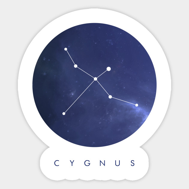 Cygnus Constellation - Cygnus - Sticker | TeePublic