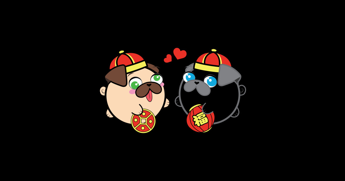 Poopy & Doopy - Chinese New Year - Poopy And Doopy - Sticker | TeePublic