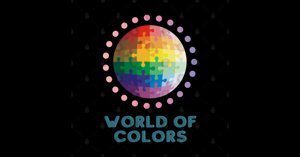 World Of Colors - Equality For All - T-Shirt | TeePublic
