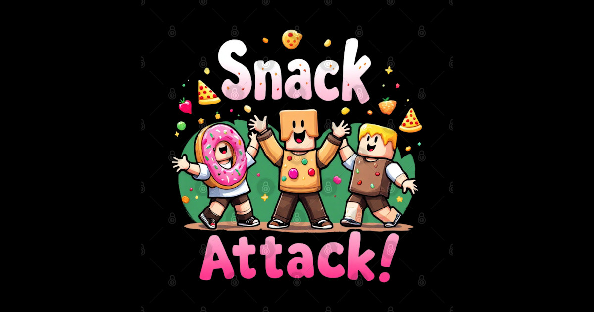 Roblox Snack Attack - Roblox - Sticker | TeePublic