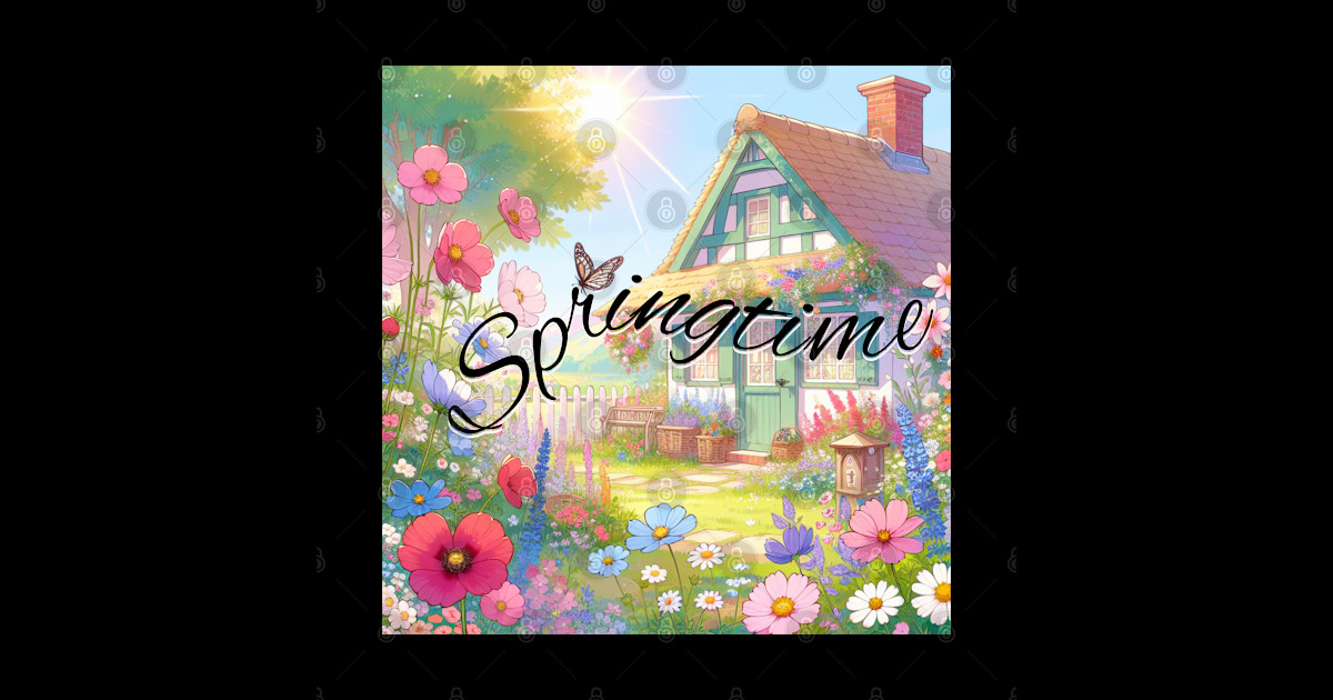 garden - Springtime - Sticker | TeePublic